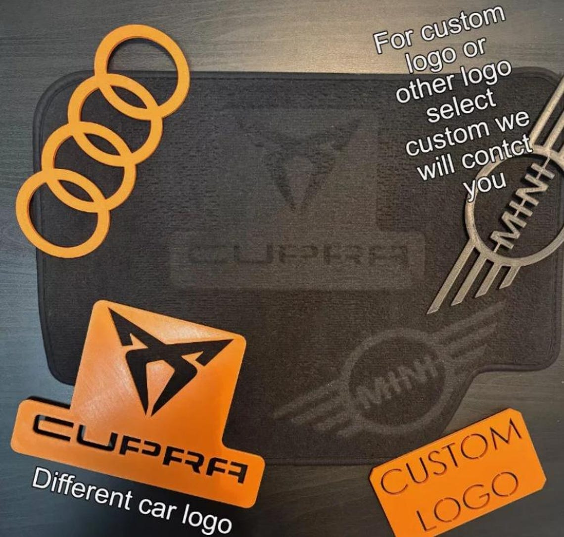 Custom Car Logo Emblem Template Stencil for Premium Automotive Floor ...