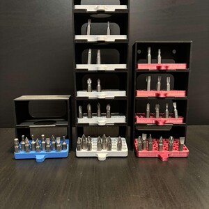 Screw Bit Holder Storage With Drawers: Garage & Workshop Organizer - Etsy