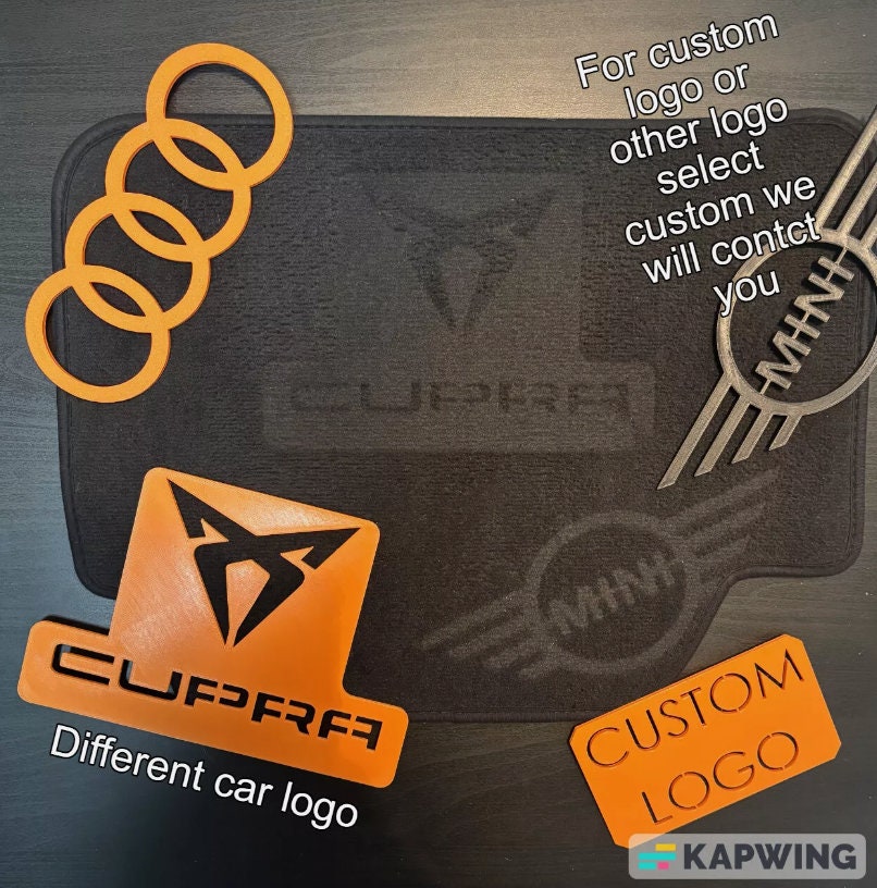 Custom, Car Logo, Emblem, Automotive ,premium, Floor, Stencile for ...