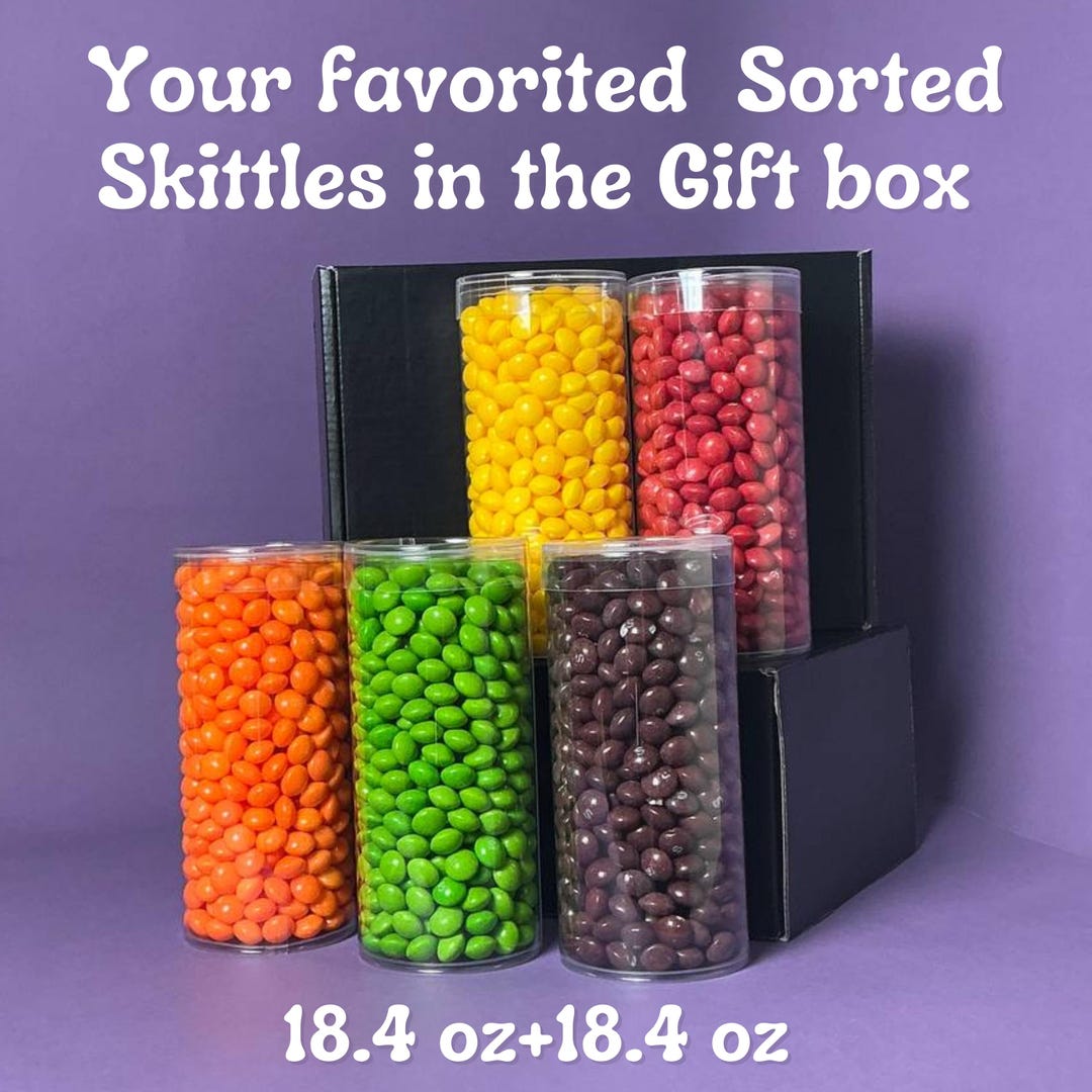 Graduation Party Favors, Anniversary Gift, Sorted Skittles, Golden ...