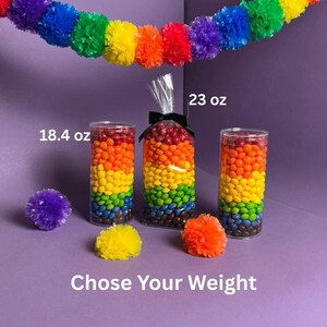 LGBTQ Pride Month Favors, Rainbow Skittles Candy Gift Set, Love is Love ...