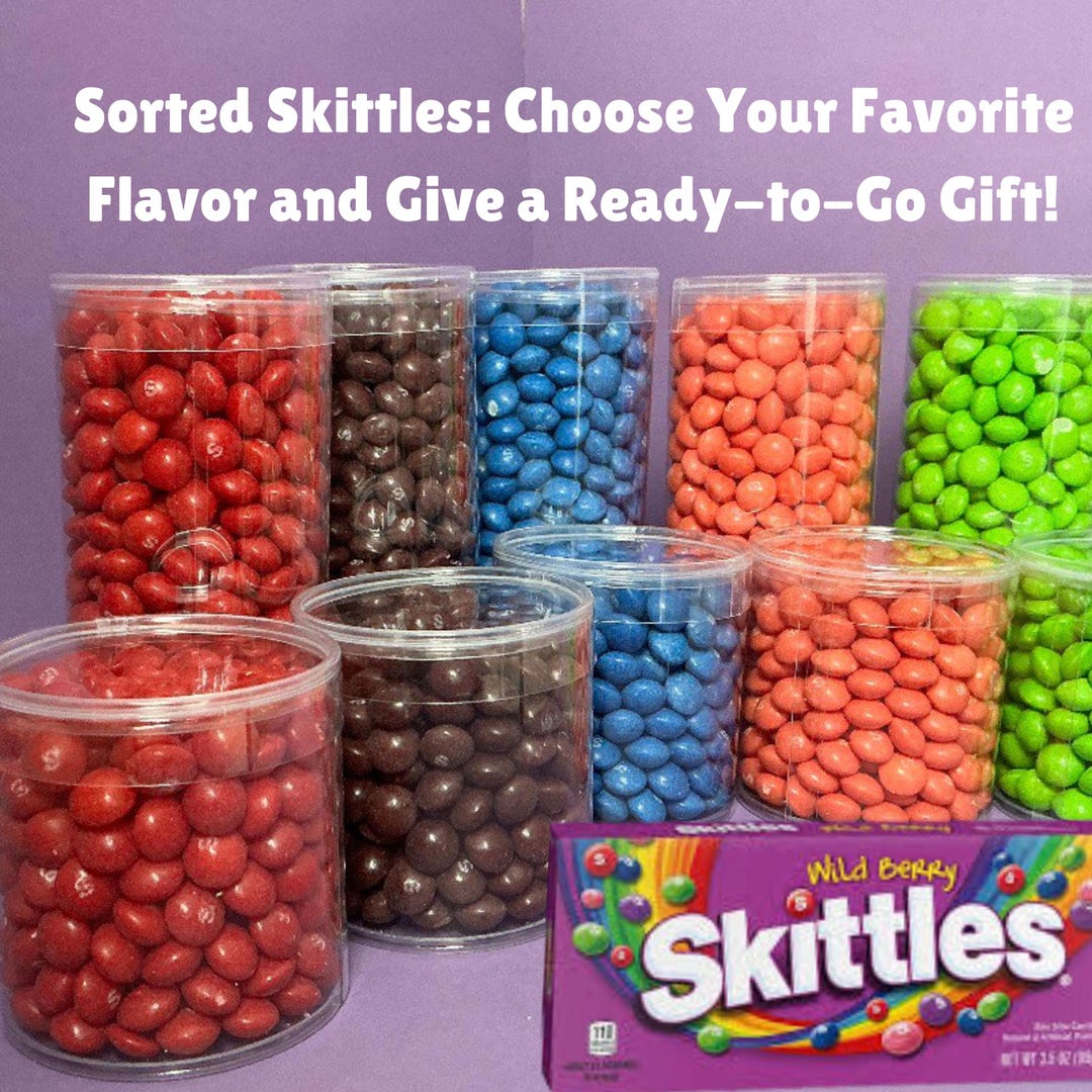 Skittles Wild Berry Candies, Original Skittles Candy, Sorted Skittles ...