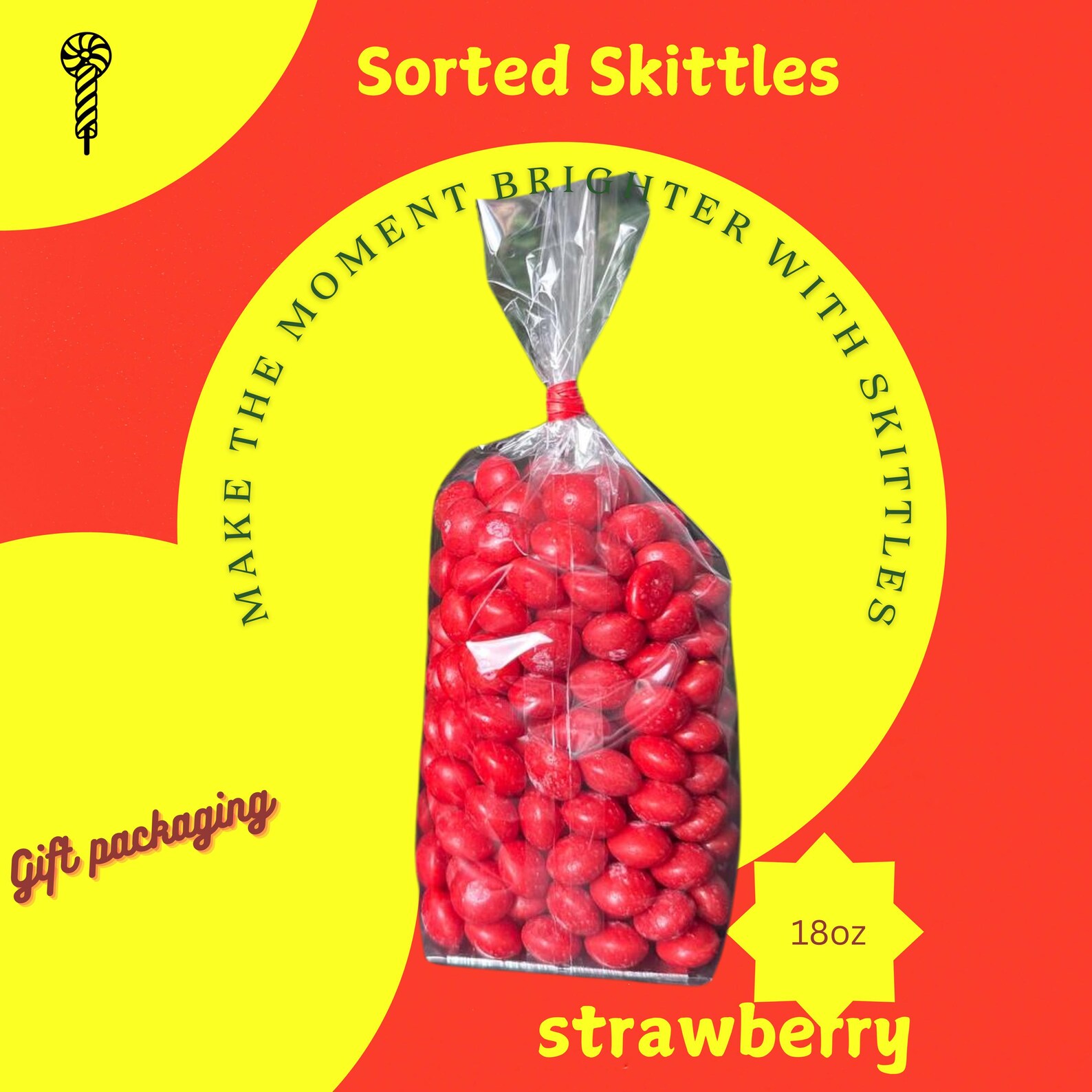 All Strawberry Skittles Gift, All Lemon Skittles, All Sorted Lime ...