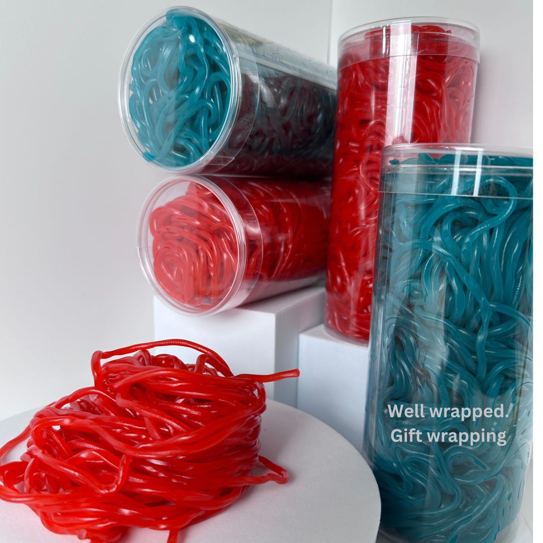Strawberry Red Licorice Laces, Blue Raspberry Licorice Laces, Licorice ...