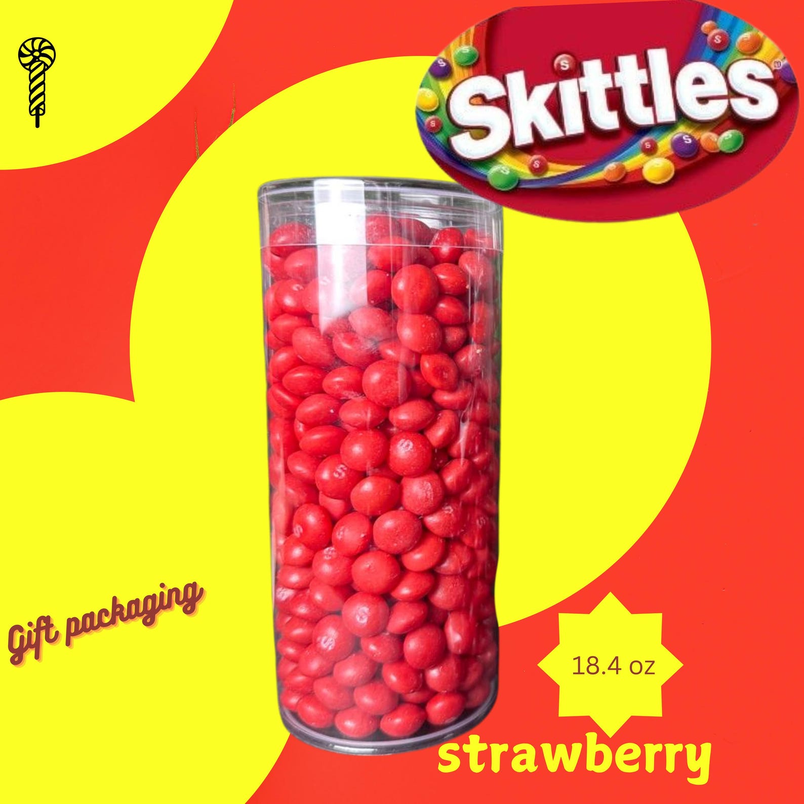 Strawberry Skittles Gift | Sorted Strawberry-only Skittles | Gift ...