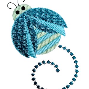 J Bug Machine Embroidery Design 3 Sizes - Etsy