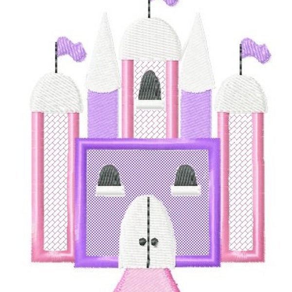Princess Castle Applique - Etsy