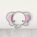 Elephant Head Applique Machine Embroidery Design, Machine Embroidery ...