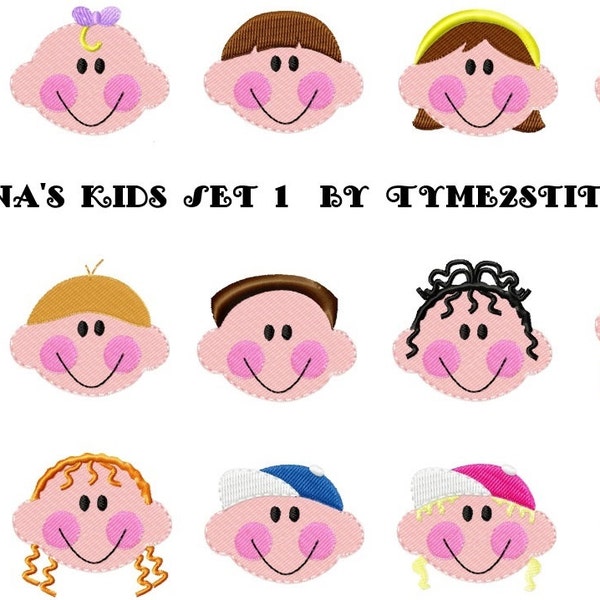 Stick Figure Embroidery Design - Etsy