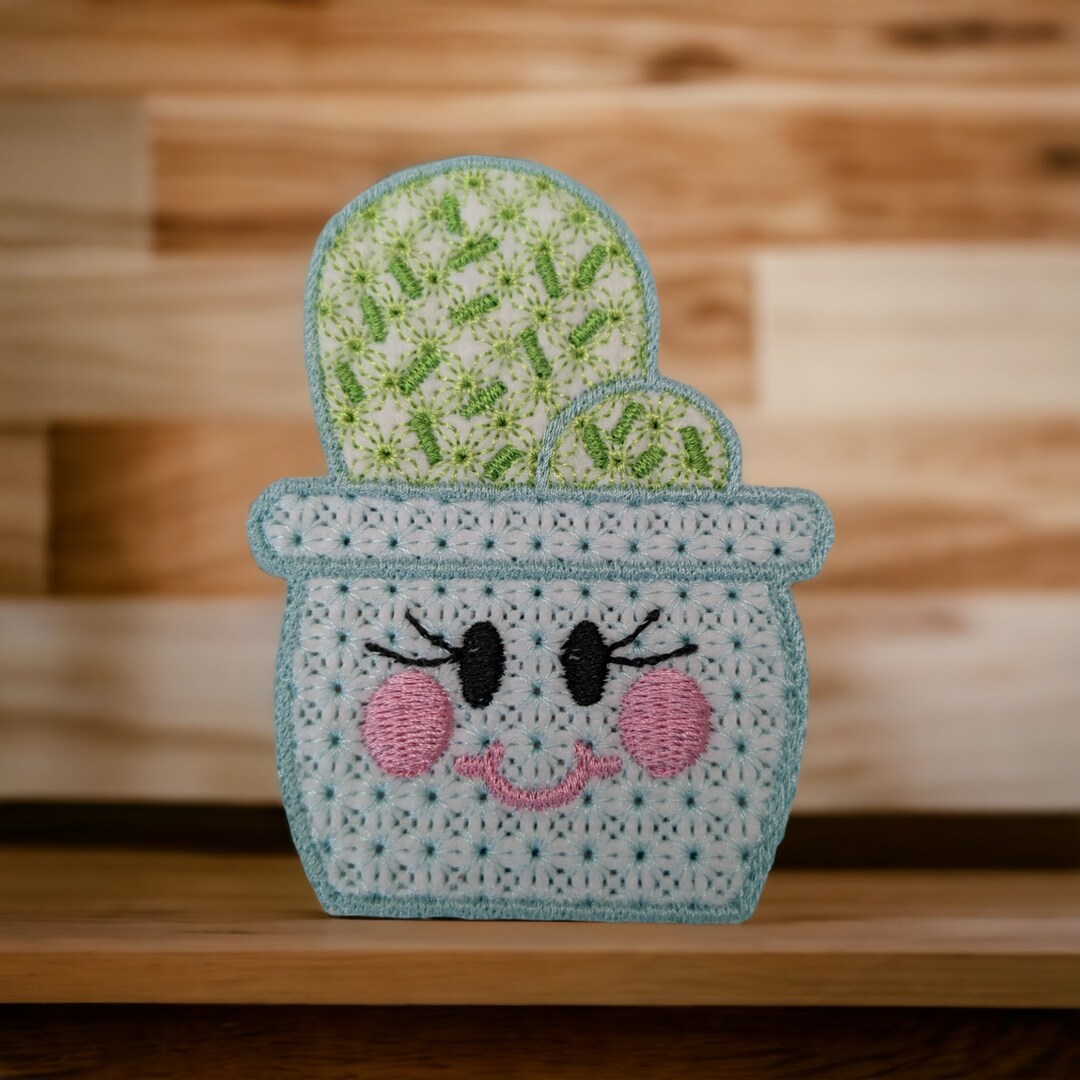 Cactus Motiff Machine Design - Etsy