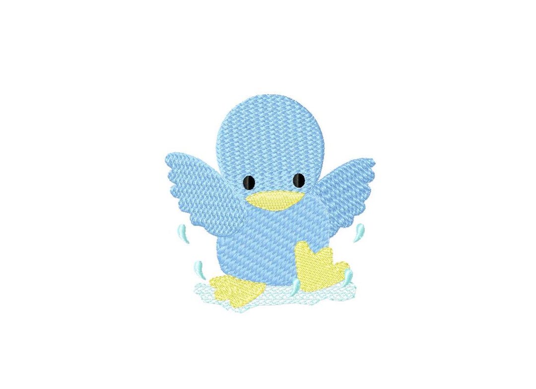 Bluebird Birdbath Embroidery Design: Machine Embroidery (digital ...