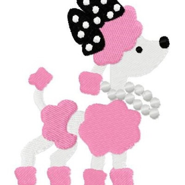 Poodle Embroidery - Etsy