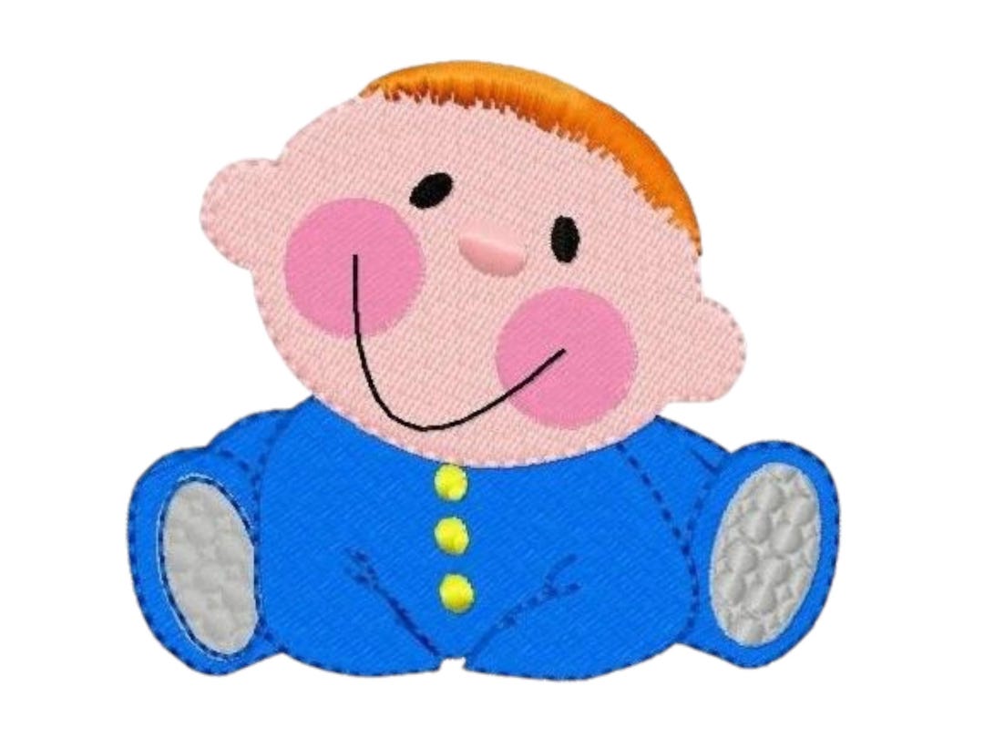 Devon Baby Embroidery Design: Cartoon Illustration (digital Download ...