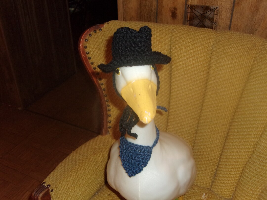 Cowboy Hat and Scarf ONLY Goose Geese Outfit Lawn Geese Clothes - Etsy