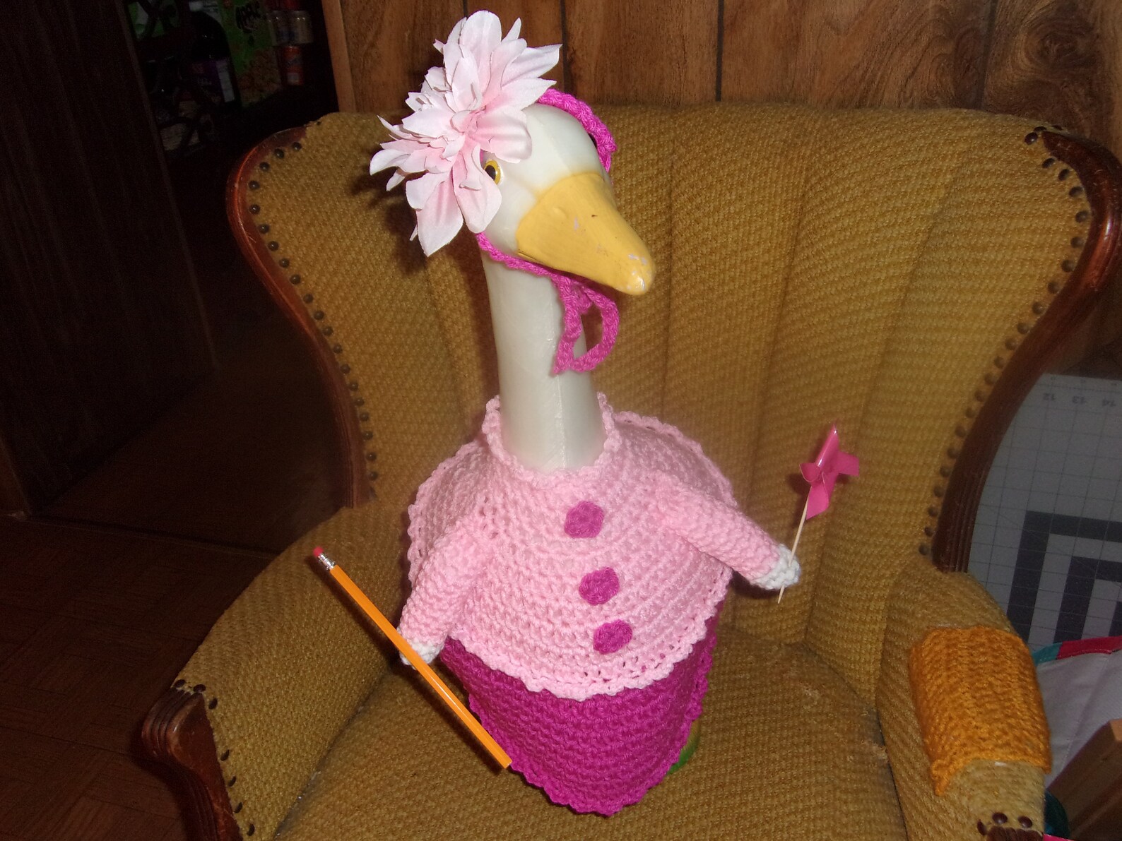 School Girl Goose Geese Outfit Crochet Lawn Goose Clothes - Etsy