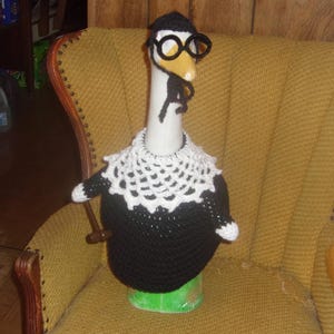 Justice Ginsburg Goose Geese Outfit Crochet Federal Judge Lawn Goose ...