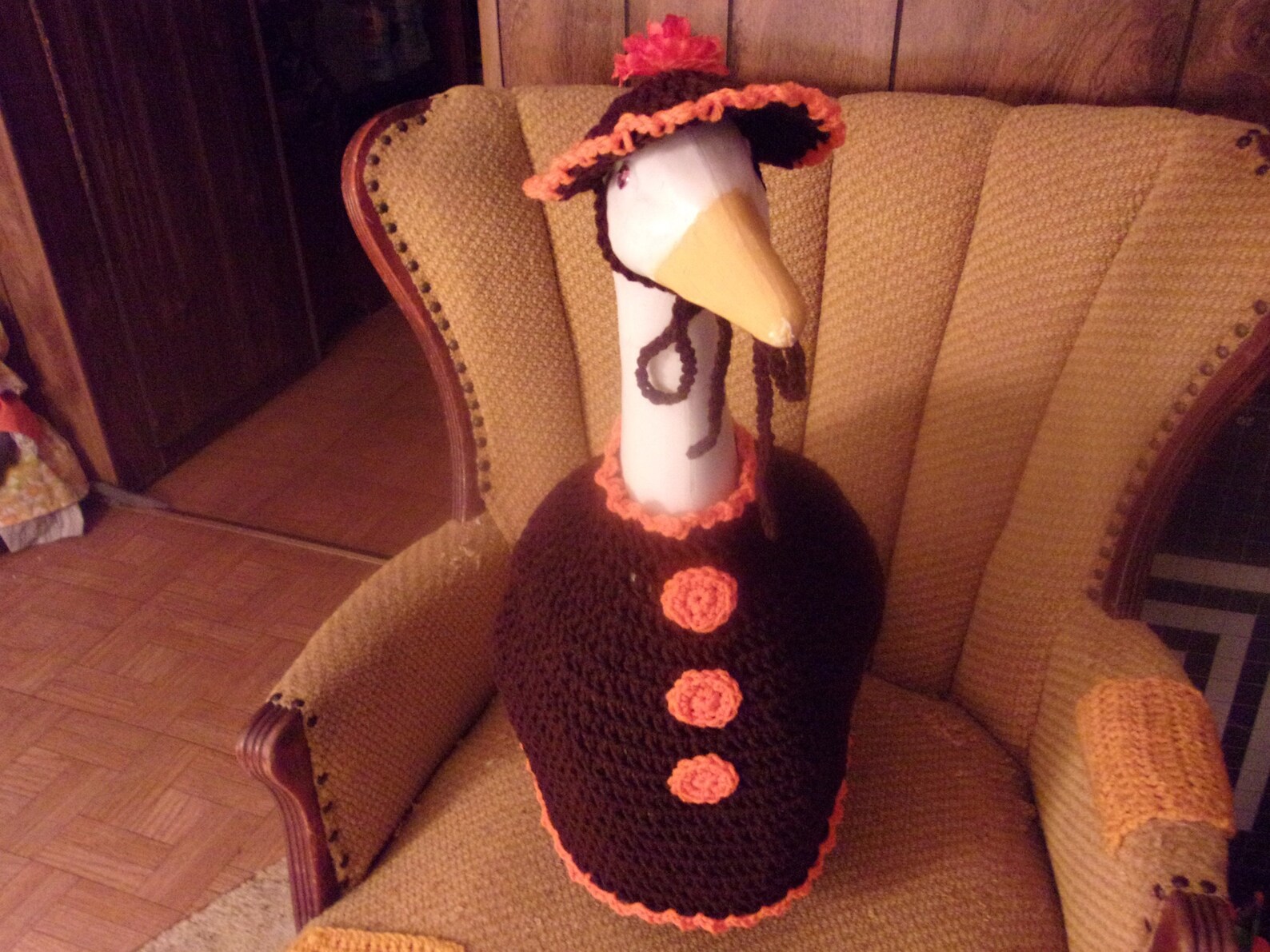 Fall Goose Geese Outfit Crochet Lawn Geese Clothes Outdoor - Etsy