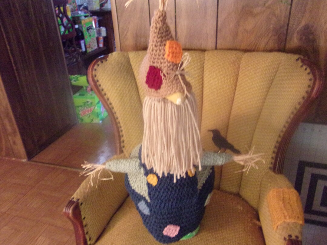 Scarecrow Gnome Goose Geese Crochet Outfit Lawn Goose Clothes Outddoor ...