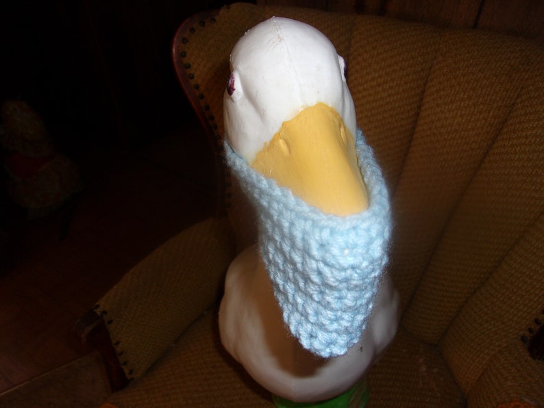 Geese Mask Light Blue Geese Outfit Crochet Goose Clothes - Etsy