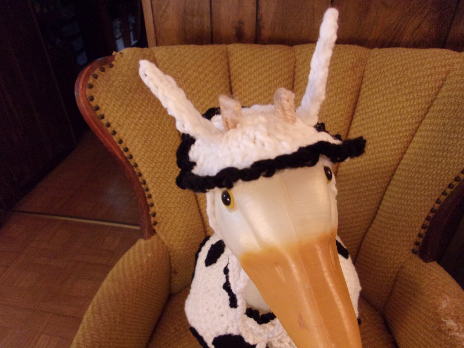 Cow Goose Geese Outfit Crochet Dress Outdoor Decor Garden - Etsy