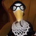 Justice Ginsburg Goose Geese Outfit Crochet Federal Judge Lawn Goose ...