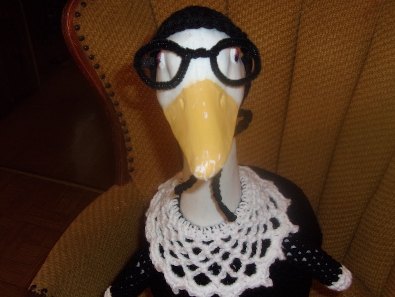 Justice Ginsburg Goose Geese Outfit Crochet Federal Judge Lawn - Etsy