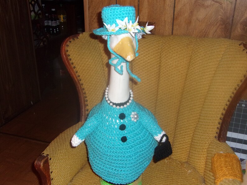 Queen Elizabeth England Goose Geese Outfit Crochet Lawn Geese - Etsy