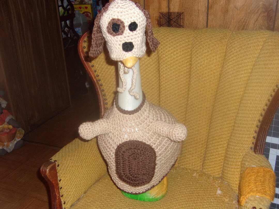 Puppy Dog Goose Geese Outfit Crochet Lawn Goose Clothes Yard - Etsy