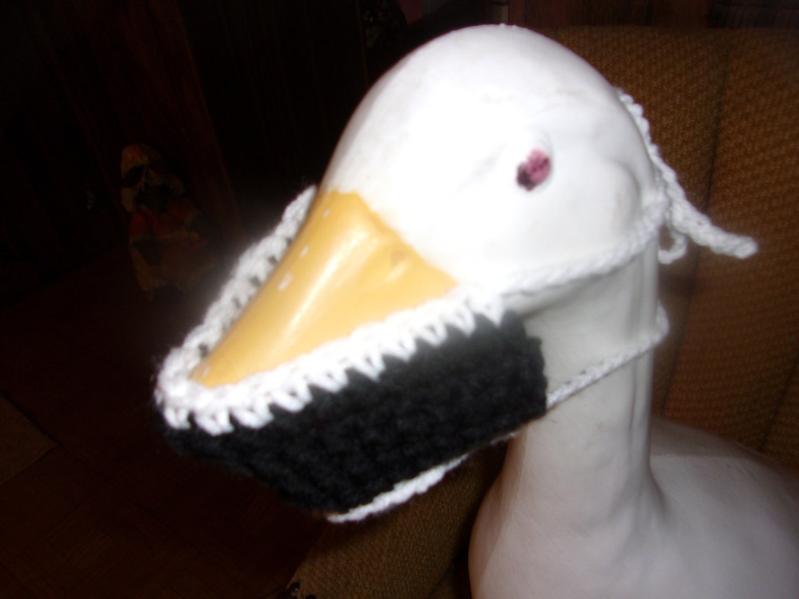 Geese Mask Red and White Geese Outfit Crochet Lawn Garden | Etsy
