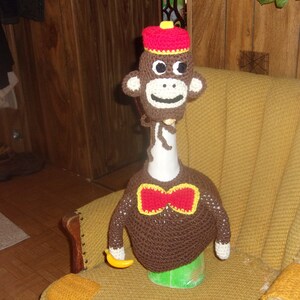 Monkey Boy Goose Geese Outfit Crochet Lawn Goose Clothes Outdoor Garden ...