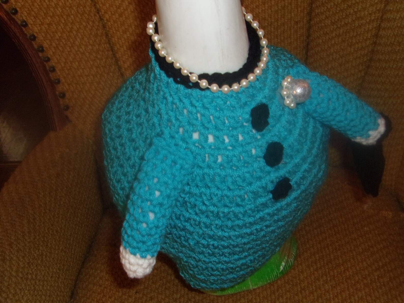Queen Elizabeth England Goose Geese Outfit Crochet Lawn Geese Clothes ...