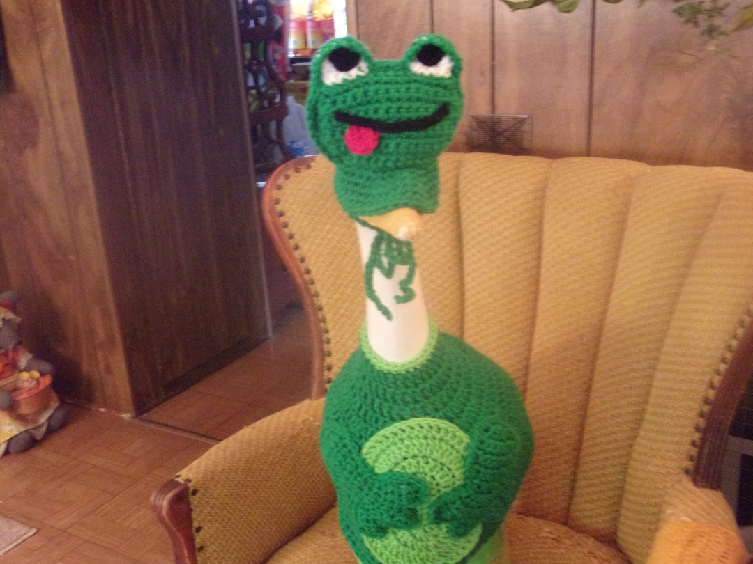 Frog Goose Geese Outfit Lawn Goose Clothes Outdoor Garden Statue Yard ...