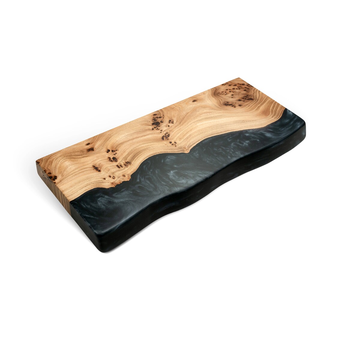 Decorative Floating Shelves Made of Amber Epoxy & Wood Handcrafted ...