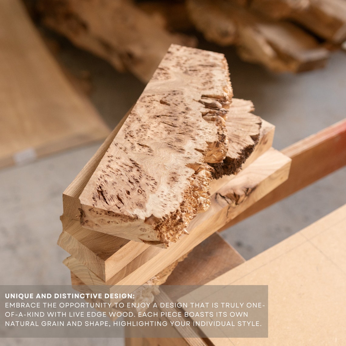 Decorative Floating Shelves Made of Amber Epoxy & Wood Handcrafted ...