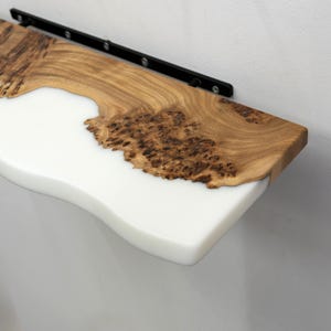 Floating Shelf for the Wall Decor Made of Epoxy Resin & Wood – Wall ...