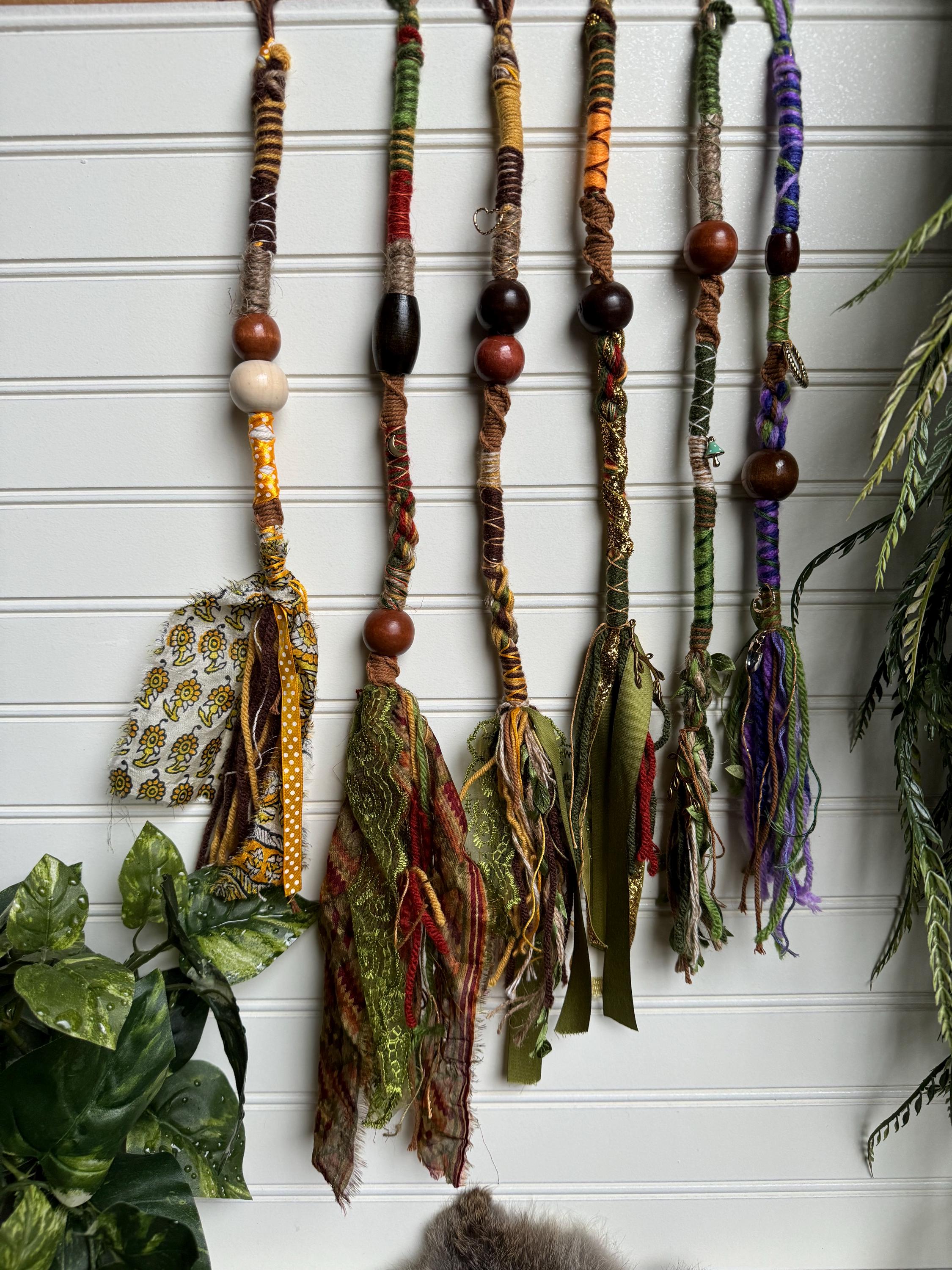 Woodland Inspired Hair & Dreadlock Wraps - Etsy