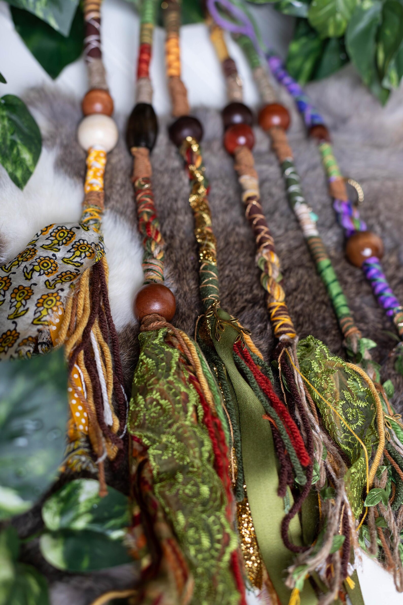 Woodland Inspired Hair & Dreadlock Wraps - Etsy