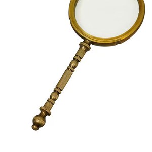Brass Hand-carved Magnifying Glass, Study Decoration Gift - Etsy