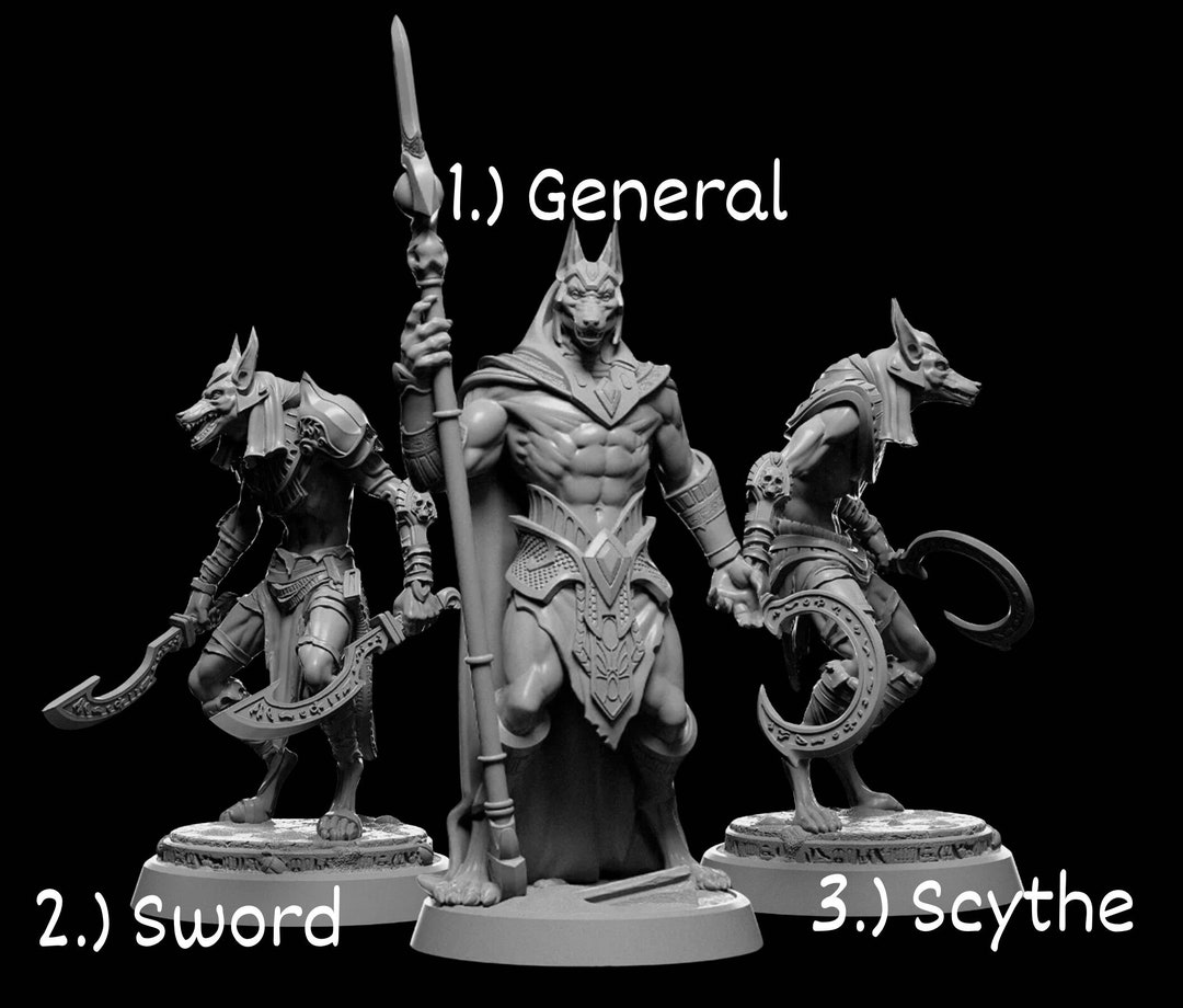 Anubis Miniature Jackal Anubian Jackalfolk Dogfolk Egyptian God ...