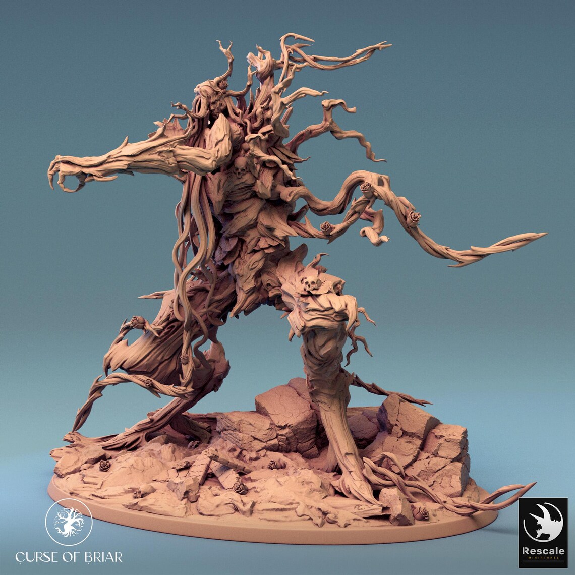 Dryad Curse of Briar Treent Walking Tree Blight Forest Guardian Plant D ...