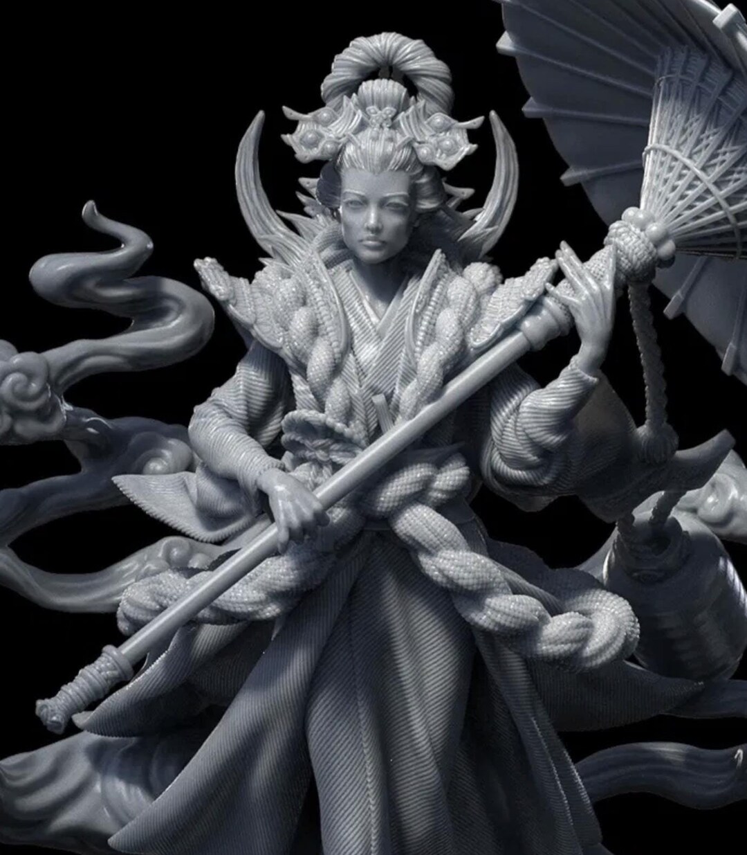 Elementalist Sorcerer Wizard Caster D&D 32mm 75mm Mini Warlock NPC ...