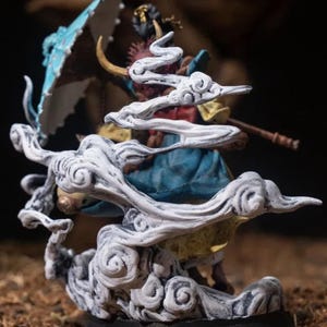 Elementalist Sorcerer Wizard Caster D&D 32mm 75mm Mini Warlock NPC ...