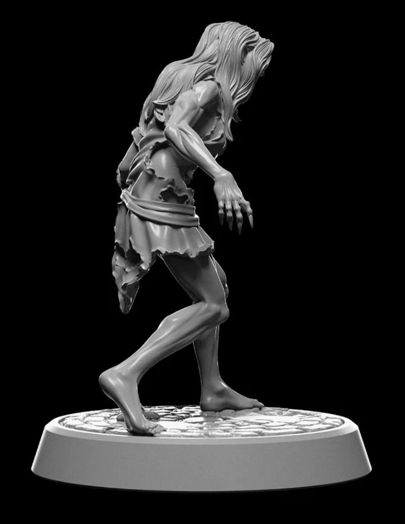 Vampire Spawn Female Female Vampire Spawn Vampire Enemy Barovia D&D Dungeons and Dragons Woman ...