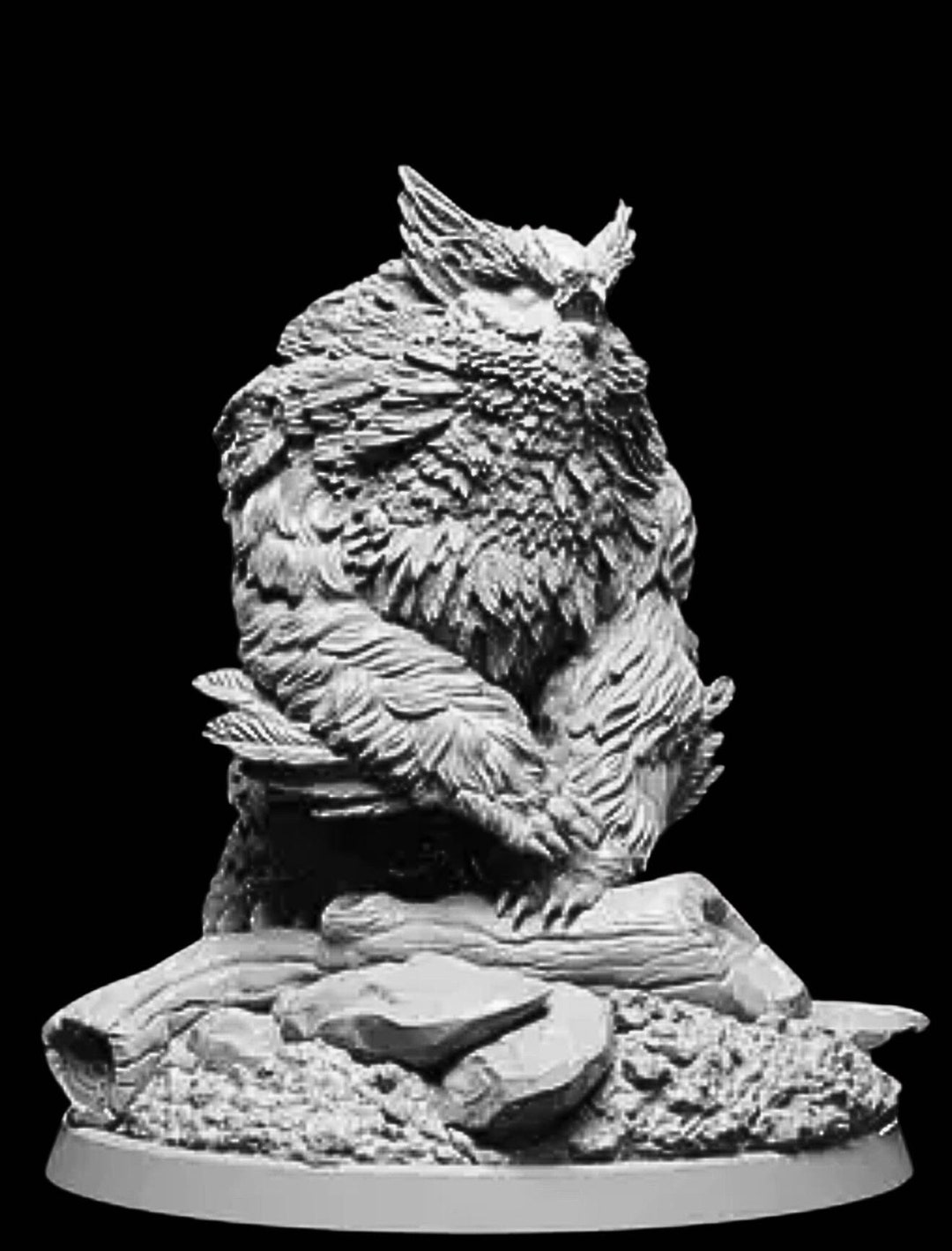 Owlbear Mini | Enemy | D&D Pathfinder | Owl | Bear | Stlflix | Dungeons and Dragons | Companion ...