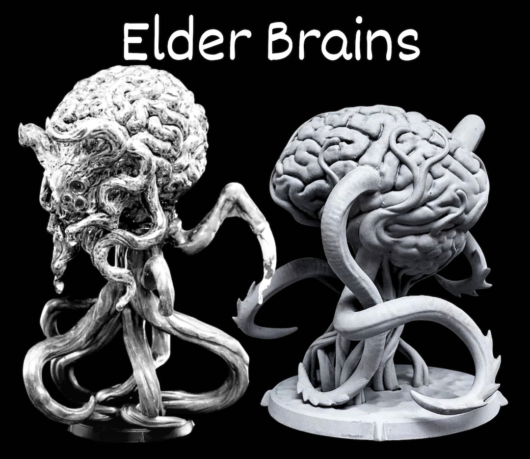 Elder Brain Unpainted Variations Large Baldur's Gate 3 Mother Brain ...