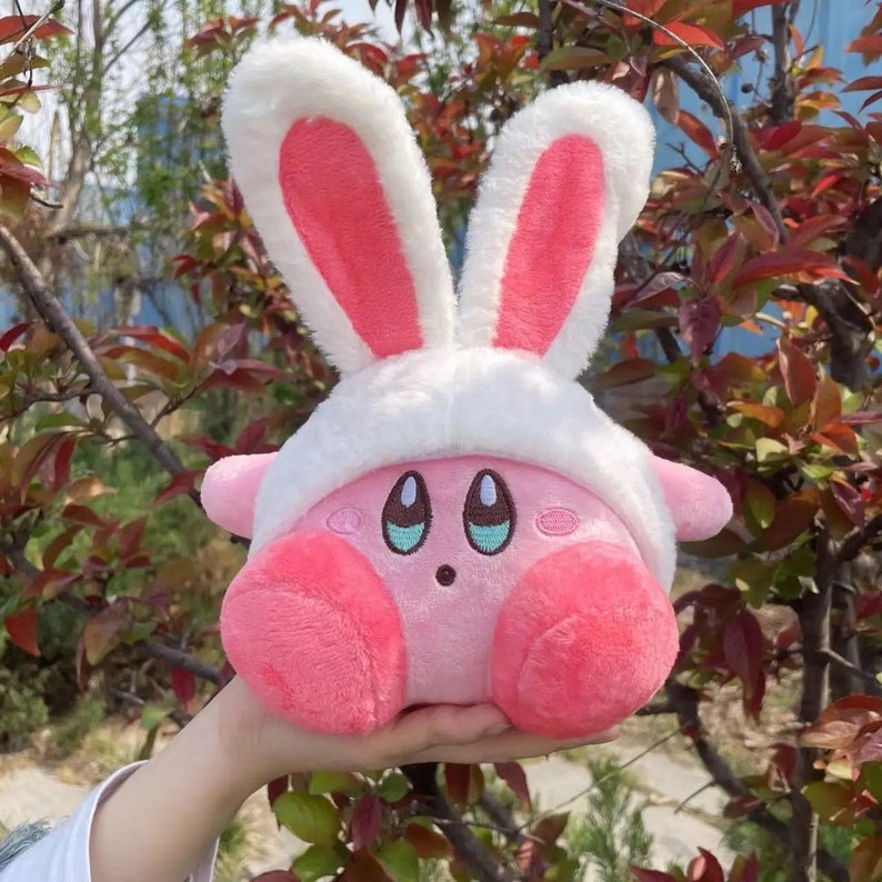 Kirby Bunny Plush Toy, Stuffed Toys Kawaii Cute Plush Doll Pillow Japan ...