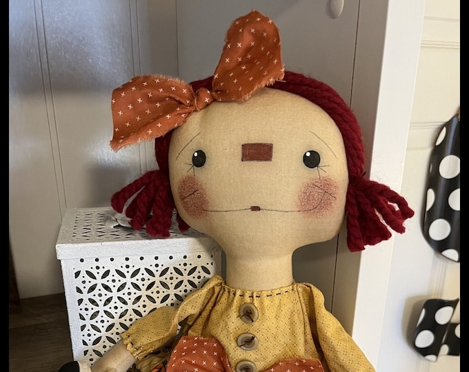 AUTUMN Annie...finished Doll...ready to Ship...primitive Fall Autumn ...