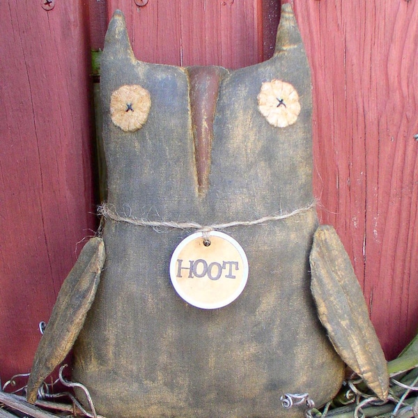 Primitive Owl Pattern - Etsy