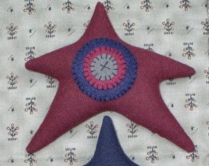 Wool Stars EPATTERN Primitive Country Craft Ornament Filler Digital ...