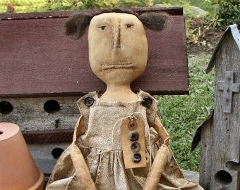 Stump Sisters Epattern...primitive Country Cloth Doll Craft Digital ...